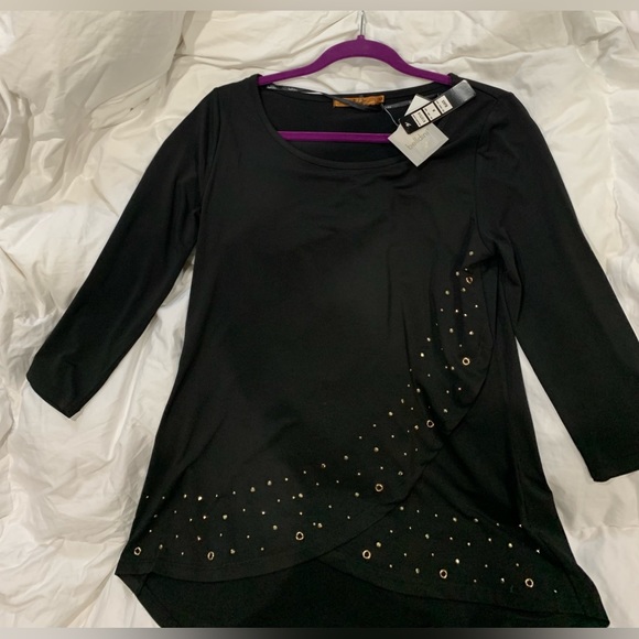 Belldini | Tops | 34 Black Tunic | Poshmark